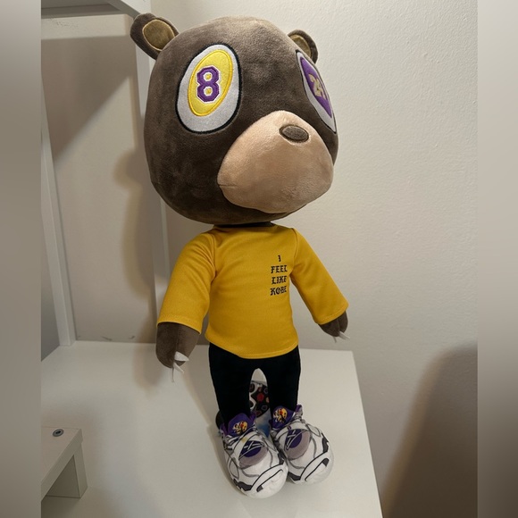 GredeeArts | Other | 824 I Feel Like Kobe Bear Kanye West Plush Toy Ye ...